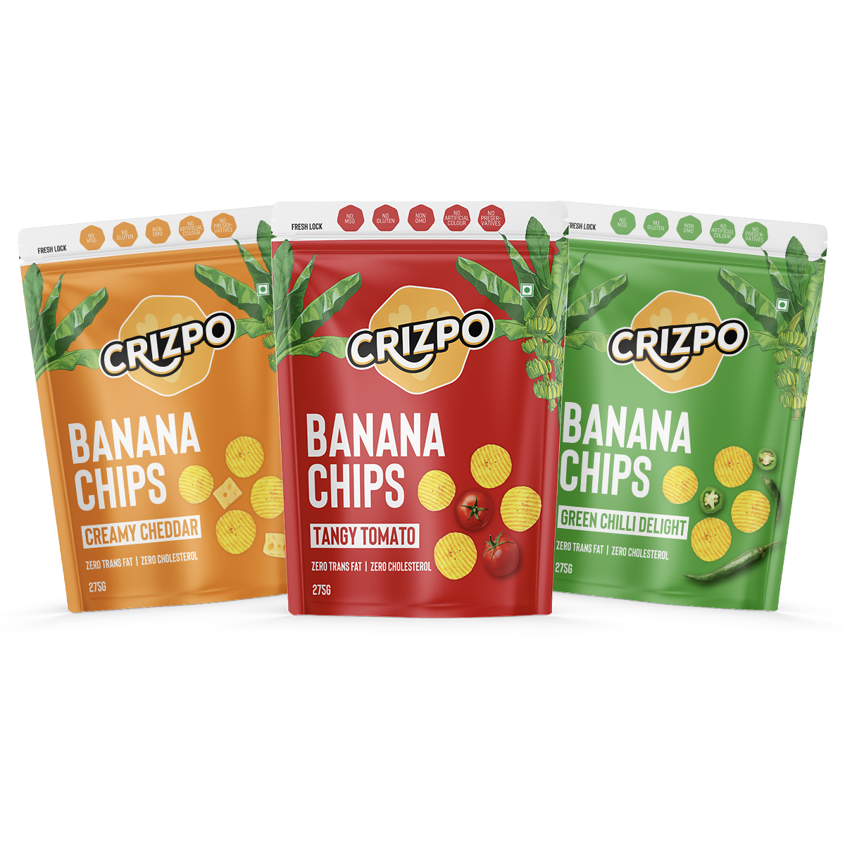 Buy Banana Chips in Exciting Flavours Online | Crizpo